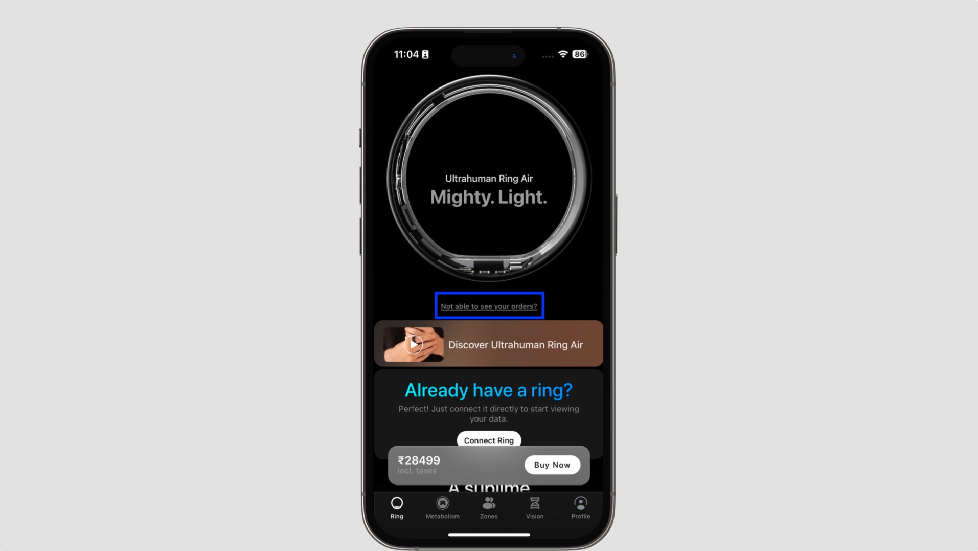 Find your ideal size using the Ultrahuman Ring sizing kit - Ultrahuman